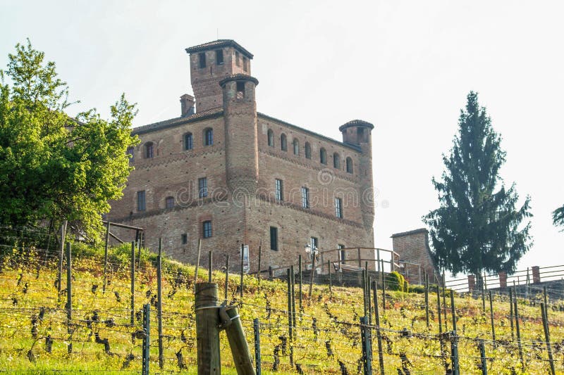 Grinzane Cavour stock image. Image of rural, langhe, field - 91455383