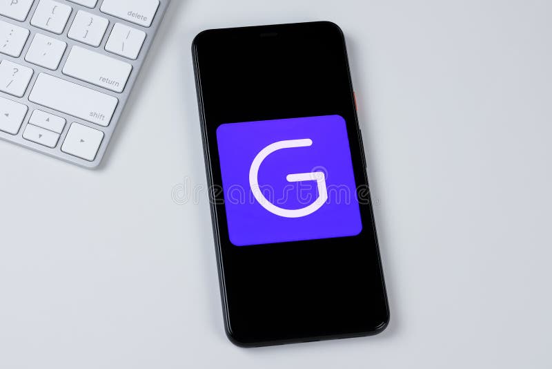 Grip - Event Networking App Logo on a Smartphone Screen. Editorial ...