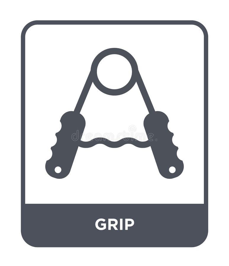 Hand Grip Icon in Trendy Design Style. Hand Grip Icon Isolated on White ...