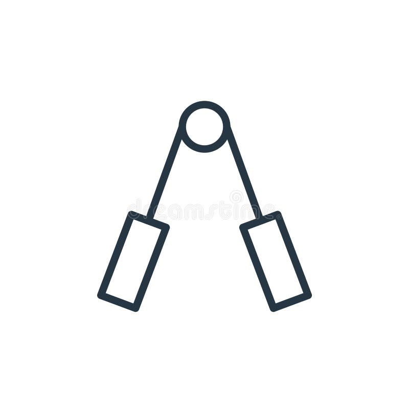 Grip Icon Vector from Sport Concept. Thin Line Illustration of Grip ...