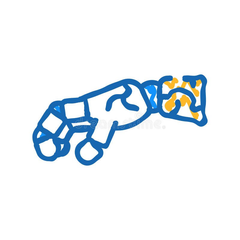 Grip Robot Hand Gesture Icon Doodle Illustration Stock Vector ... Grip Robot Hand Gesture Icon Doodle Illustration Stock Vector ...