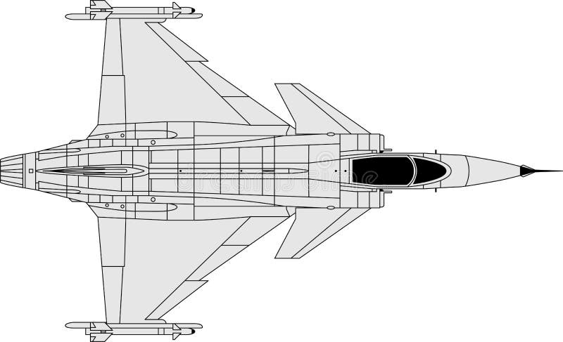 Grippen stock vector. Illustration of fast, airforce - 21887992