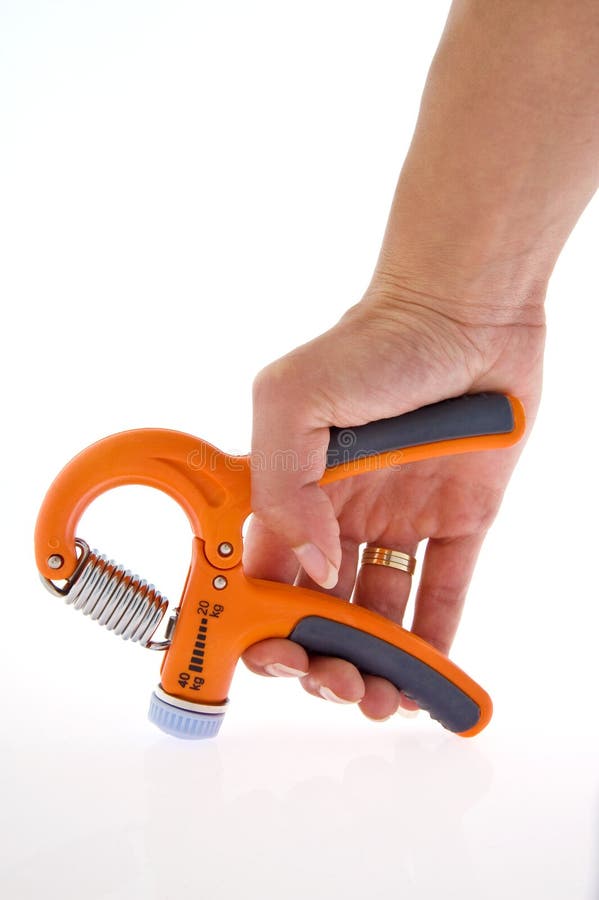 Gripper in female hand stock image. Image of lifestyle - 20096507