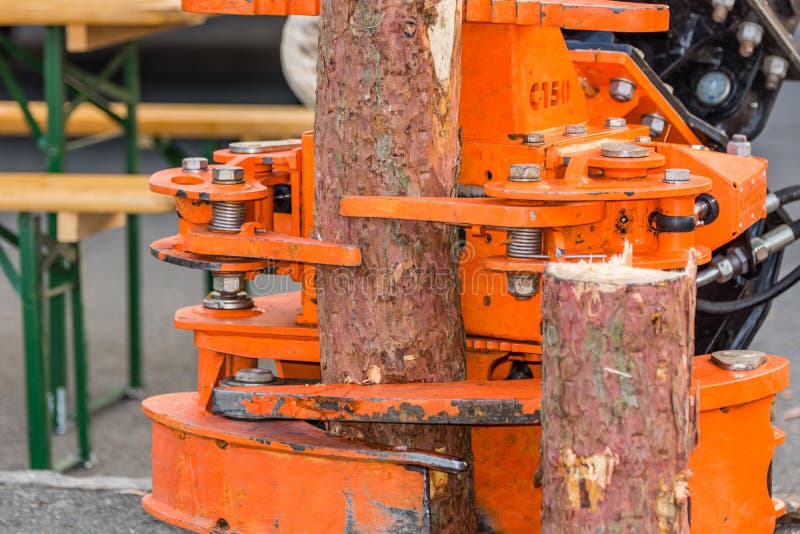 Gripper for wood stock photo. Image of machinery, forestry - 80522092