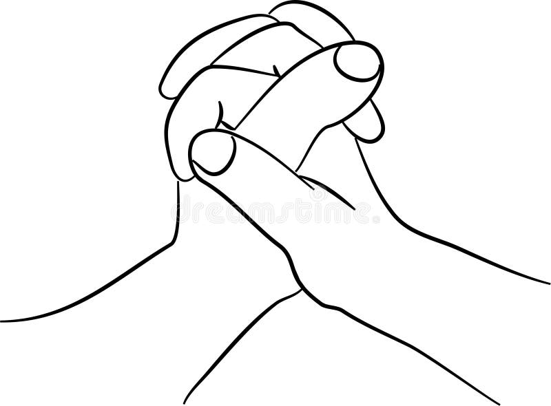 Clasping Hands Stock Illustrations – 676 Clasping Hands Stock ...