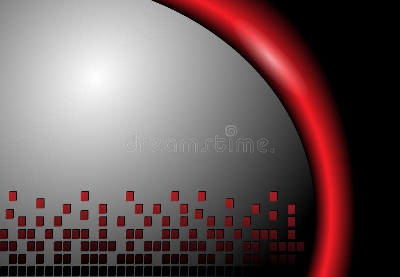 Gris Et Rouge Abstraits De Fond Illustration de Vecteur - Illustration ...