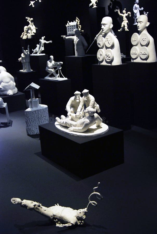 Grisha Bruskin. H-HOUR Sculpture Project Editorial Image - Image of ...