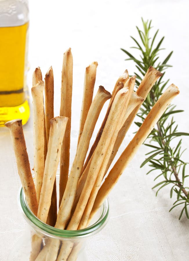 Grissini Italiani Di Grissini Fotografia Stock - Immagine di cotto ...