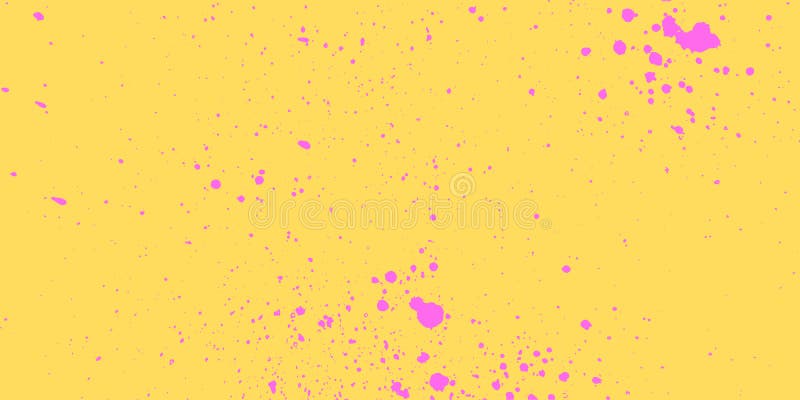 Gritty Bright Yellow Backdrop Featuring Dusty Halftone Dots, Neon Pink ...