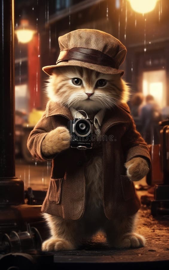 Detective Kitty Stock Illustrations – 114 Detective Kitty Stock ...