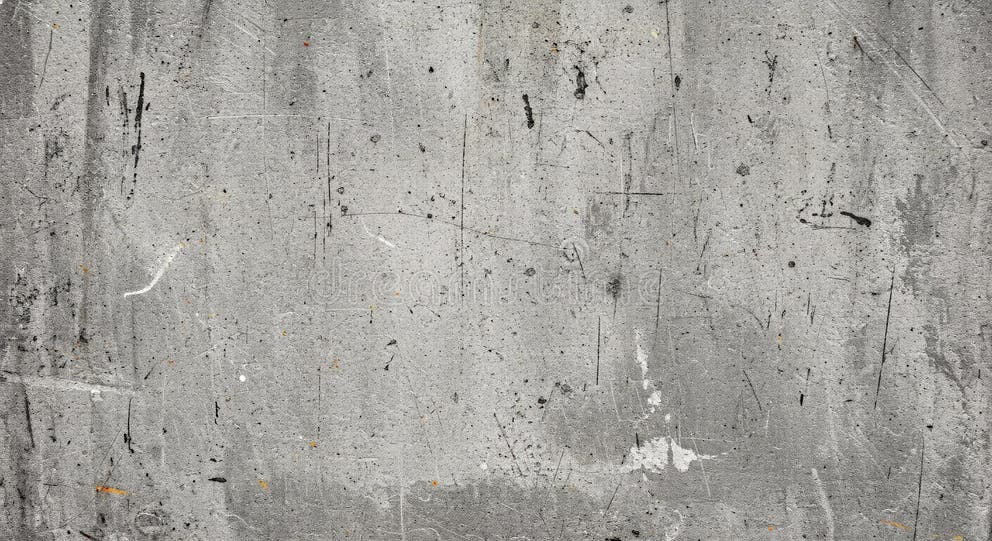 Gritty Grey Industrial Wall Texture with Light Rust Marks and Abstract ...