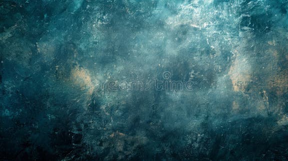 Gritty Grunge Blue Texture Background with Vignette Effect for Creative ...