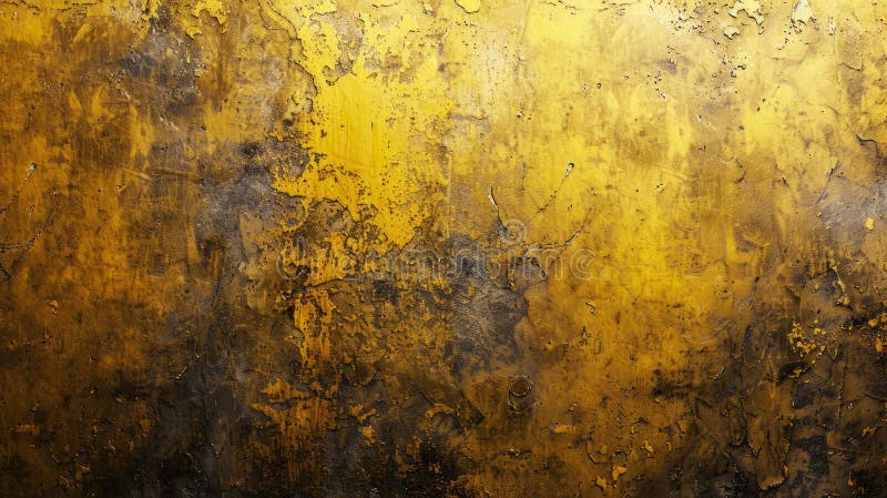 Gritty Grunge Yellow Texture Background with Vignette Effect Stock ...
