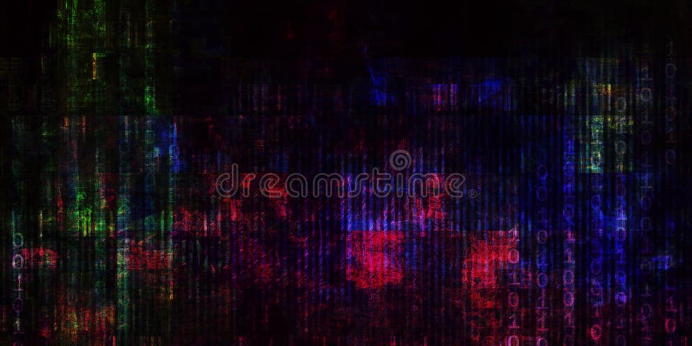 Gritty Network Transmission with Anarchic Grid Pattern Stock ...