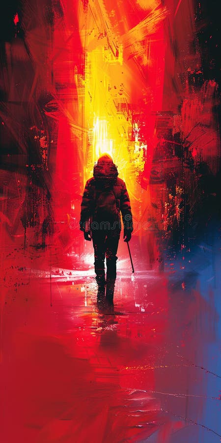 Gritty and Raw Abstract Artwork Depicting Urban Aesthetics Stock ...