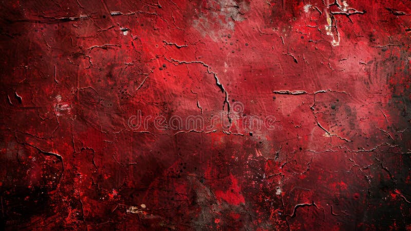 Gritty Red Grunge Texture Background with Vignette Effects Stock Photo ...