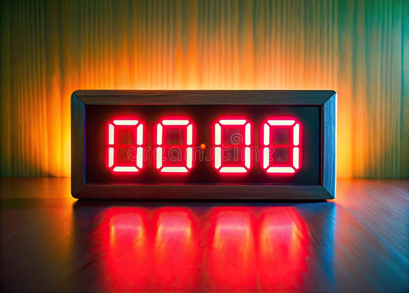 Gritty TwoMinute Countdown Animation a DocumentaryStyle Digital Timer ...