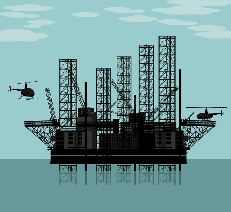 Bohrinsel Stock Illustrationen, Vektors, & Klipart – (359 Stock ...