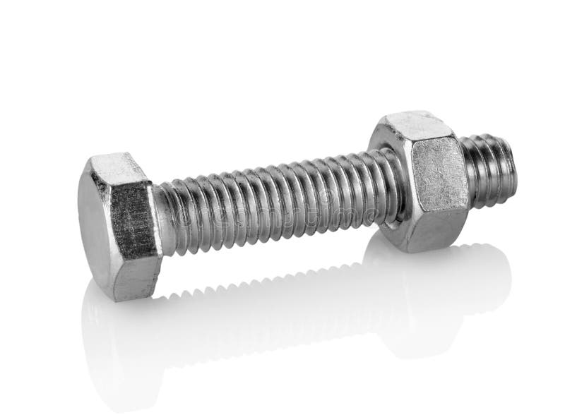 Große Schraube und Mutter stockfoto. Bild von mutter - 29536400