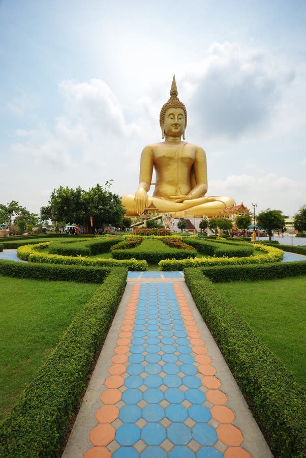 Größter Sitzender Buddha Bei Wat Machimmaram Tumpat Kelantan Malaysia ...