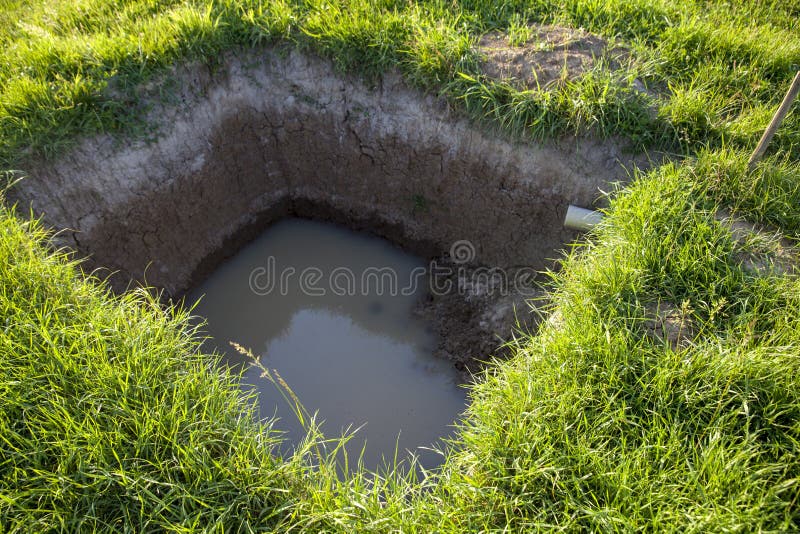 Loch im Boden stockfoto. Bild von grube, mole, hintergrund - 15572134