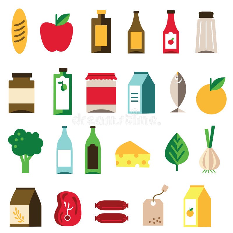 Groceries Stock Illustrations – 43,386 Groceries Stock Illustrations ...