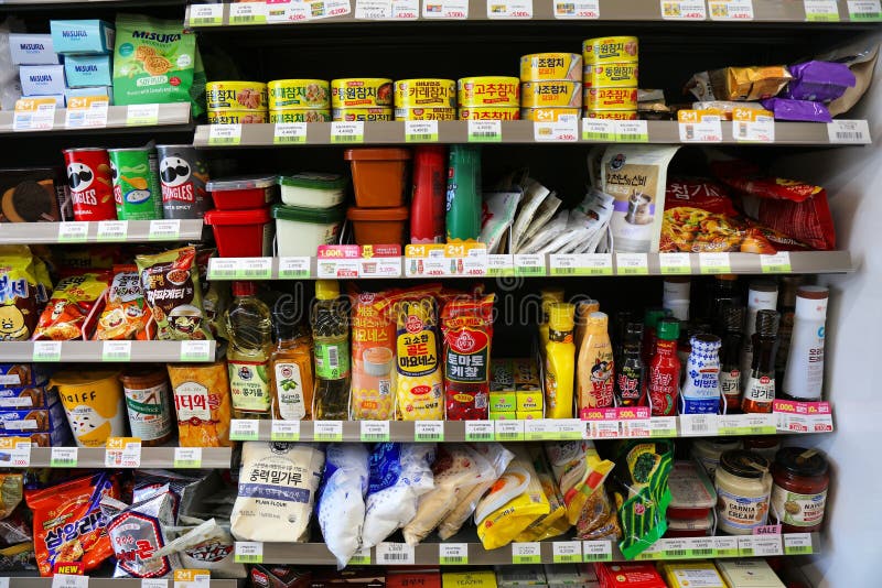 Grocery Products in Busan, South Korea Editorial Stock Image - Image of ...