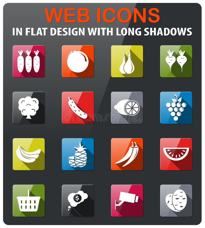 Grocery store icon set stock illustration. Illustration of symbol ...