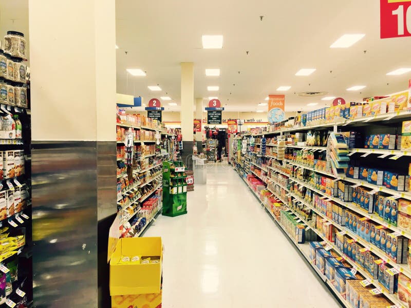 Grocery Store editorial stock photo. Image of supermarket - 48033608