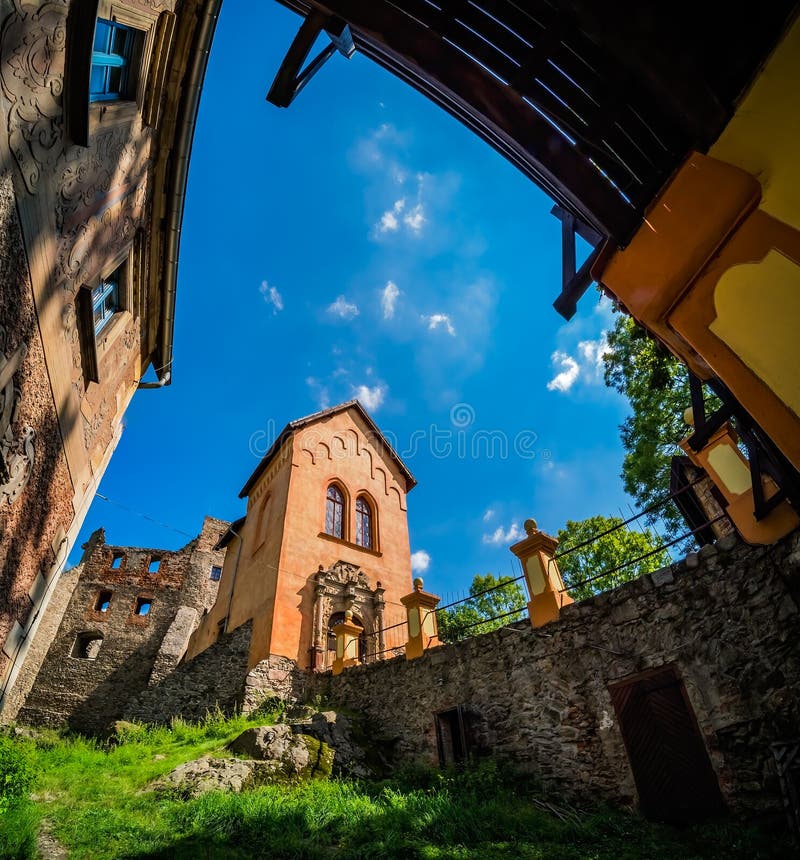 Grodno Castle Surrounded by Greenery Under the Sunlight and a Blue Sky ...