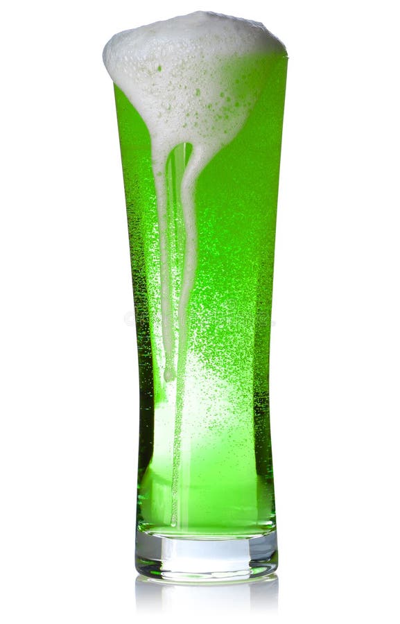 Groen Bier stock afbeelding. Image of dorst, staaf, trekking - 12402149