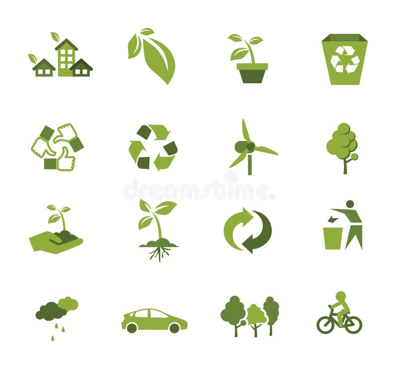 Groene Parksteeg Met Struiken Abstract Pictogram Vector Illustratie ...