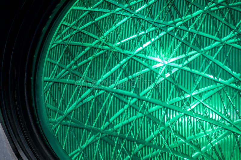Groen Licht Van Een Verkeerslicht Stock Foto - Image of lichten ...