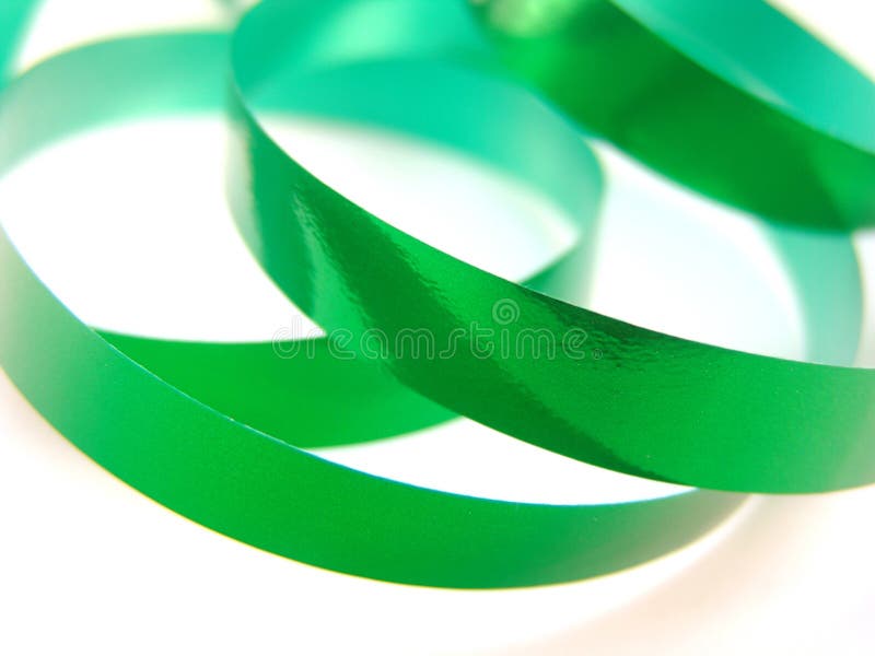 Groen lint stock afbeelding. Image of voorwerp, cadeau - 13071183