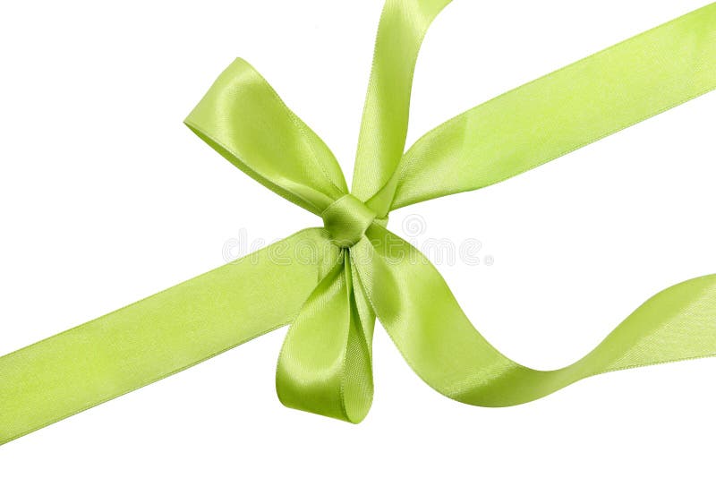 Groen lint stock afbeelding. Image of cadeau, boog, heden - 27935511