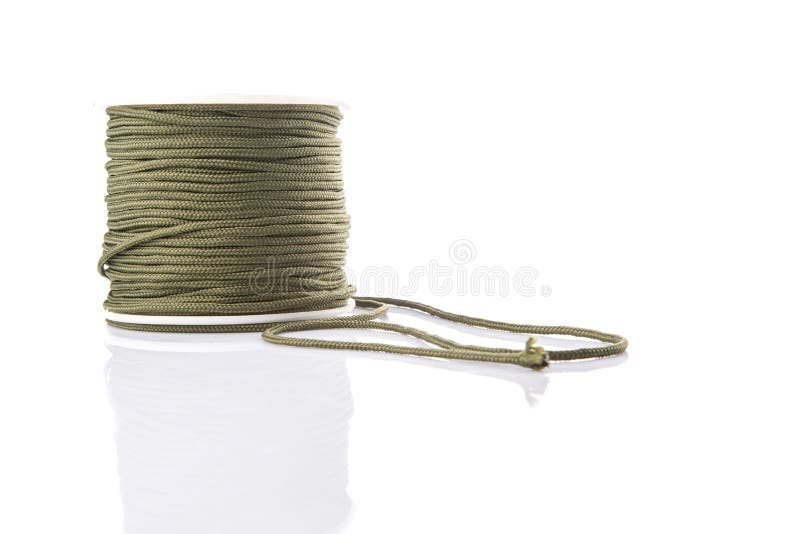 Paragraaf-koord Voor Ambachten Die Rond Van Een Lus Voorzien Stock ...