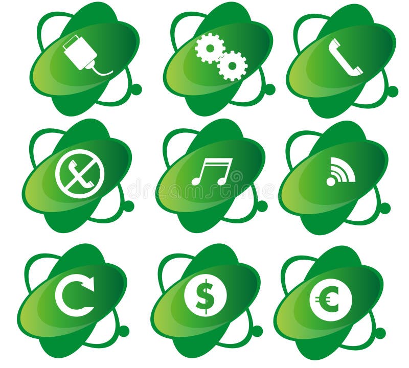 Groen pictogram vector illustratie. Illustration of euro - 31186324