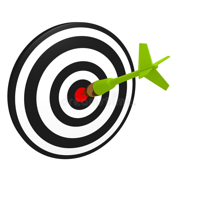 Groene pijl stock illustratie. Illustration of strategie - 45903164
