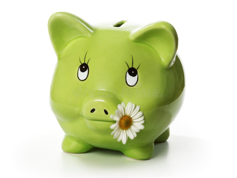 Spaarvarken stock afbeelding. Image of munt, bankwezen - 15126949
