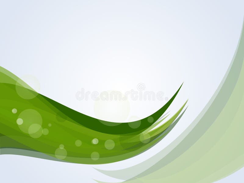 Abstracte Groene Krul vector illustratie. Illustration of elegantie ...