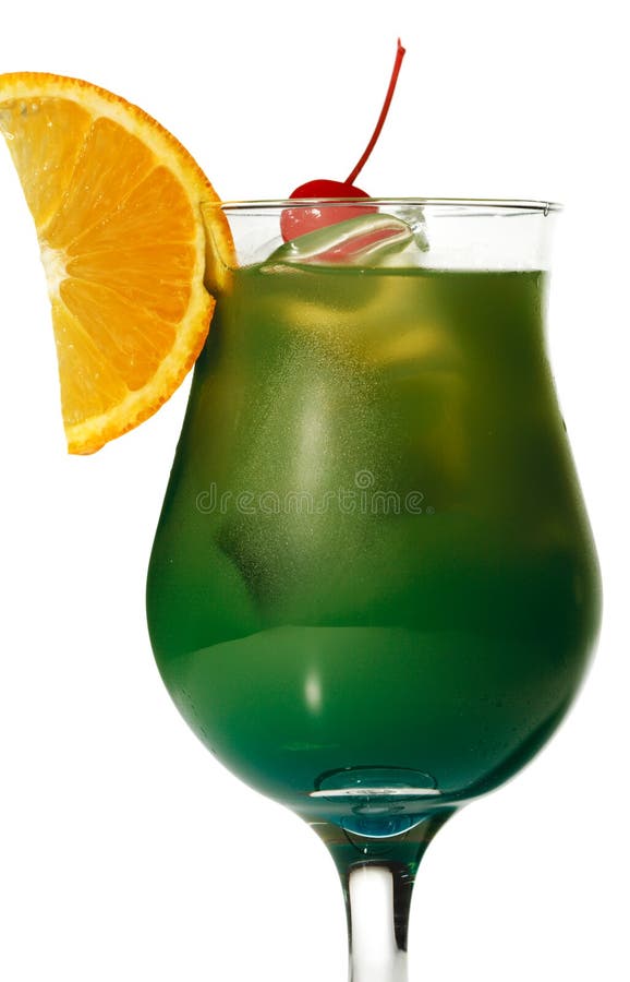 Groene Alcoholische Cocktail Stock Foto - Image of alcohol, versier ...