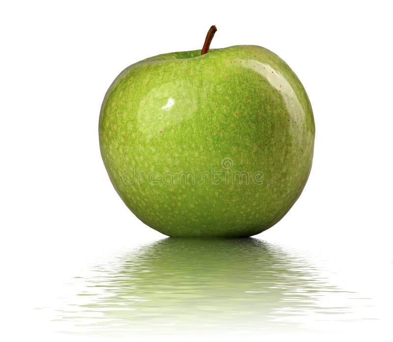 Groene appel stock afbeelding. Image of leef, sappig - 13341581