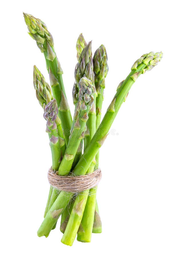Groene asperges op wit stock afbeelding. Image of groen - 91939433