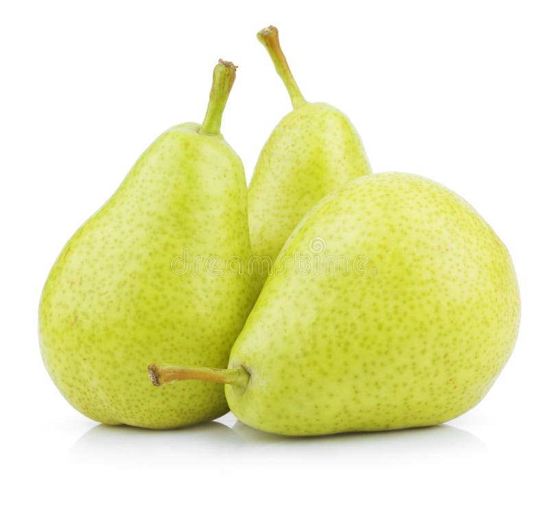 Groene gele peren stock afbeelding. Image of groen, niemand - 26362731