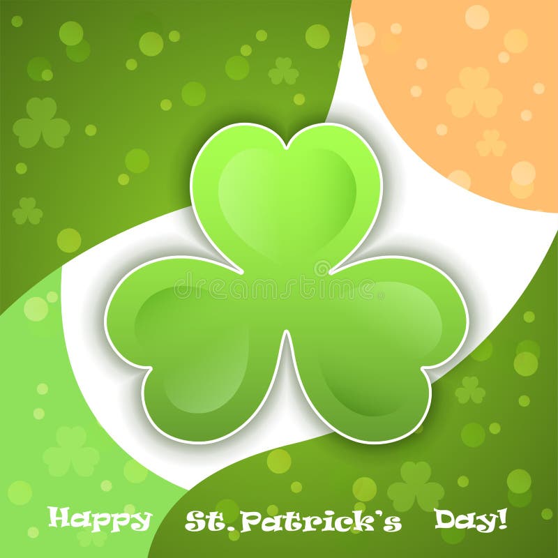 Groene Klaver - Symbool Van De Dag Van Heilige Patrick Vector ...