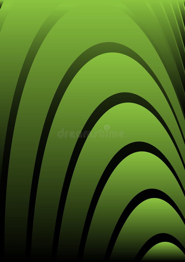 Abstracte Groene Krul vector illustratie. Illustration of elegantie ...