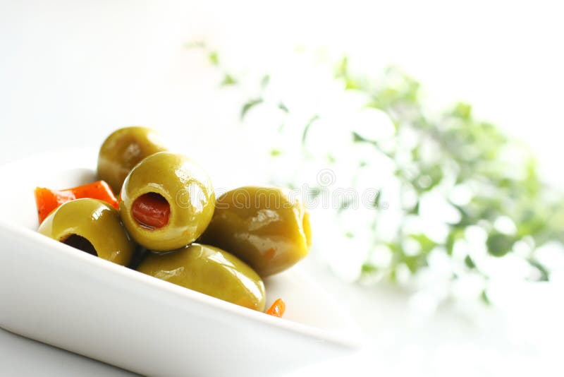 Groene olijf stock foto. Image of verscheidene, grieks - 4116156