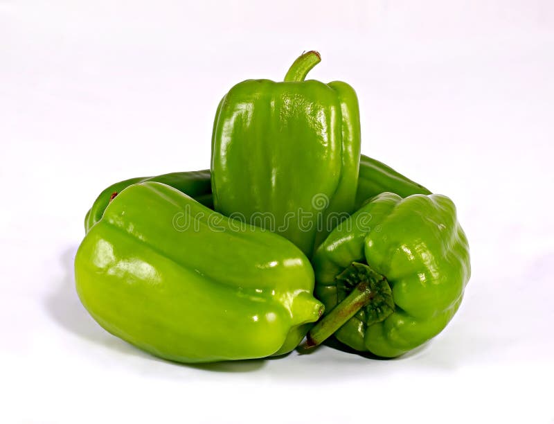 Rode, Oranje En Gele Paprika (capsicum) Stock Foto - Image of diëet ...