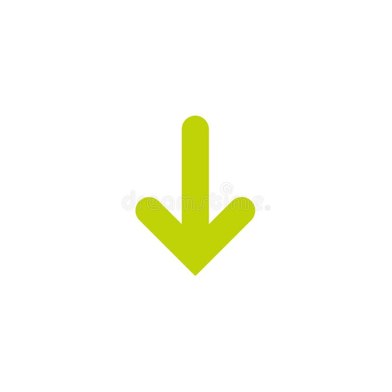 Groene Pijl Omhoog Gemaakt Van Bladeren. Het Lente of Zomerpictogram ...