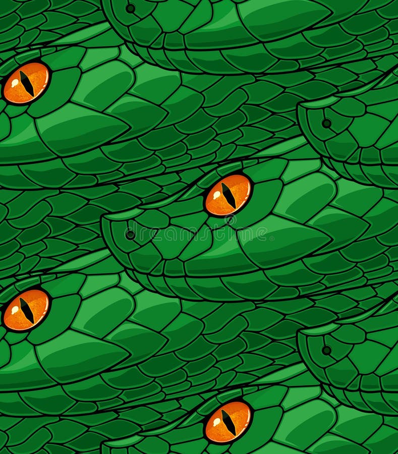 Groene Slang stock illustratie. Illustration of aanval - 60890881